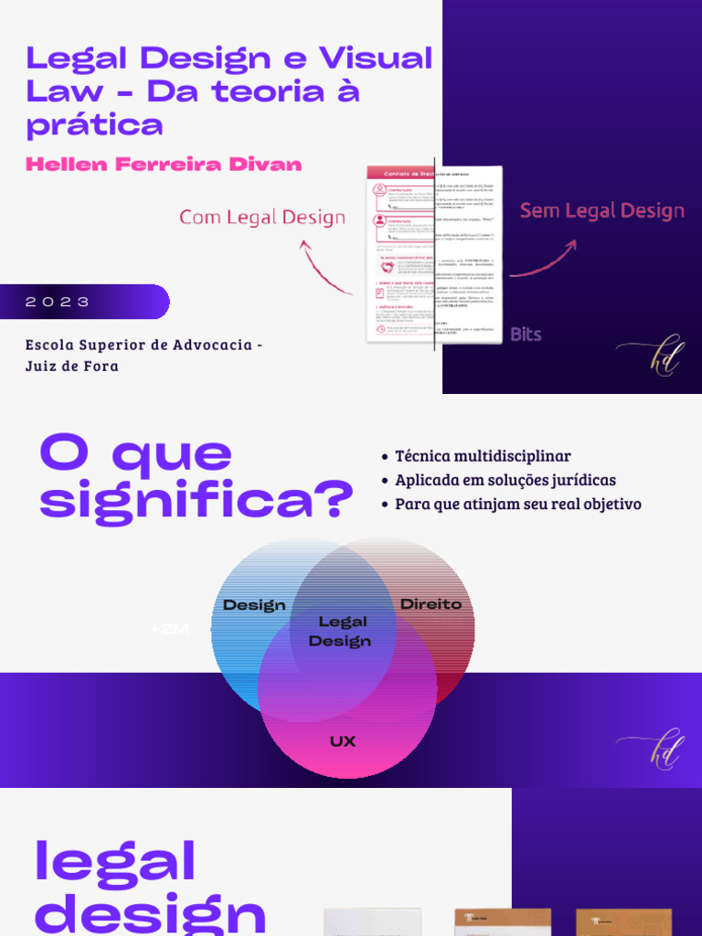 Legal Design e Visual Law Da Teoria A Pratica 1 | PDF | Processo civil ...
