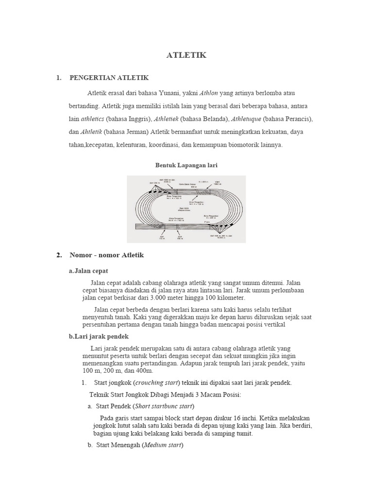 Materi Atletik | PDF