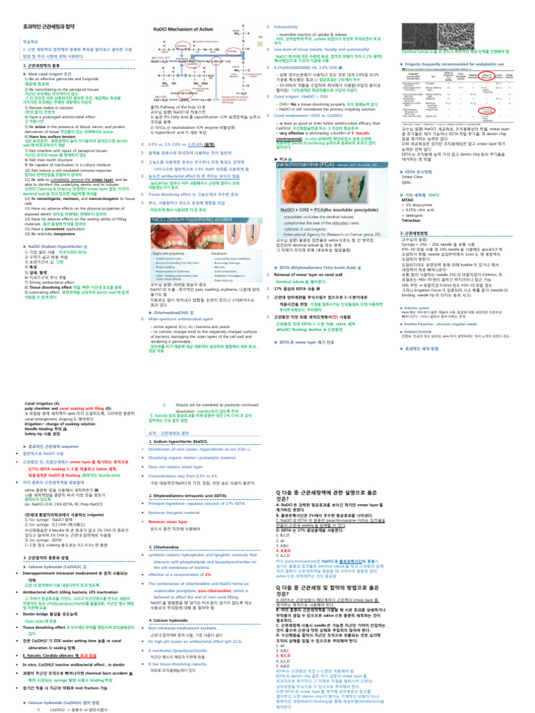 Effective Canal Dressing and Medication | PDF