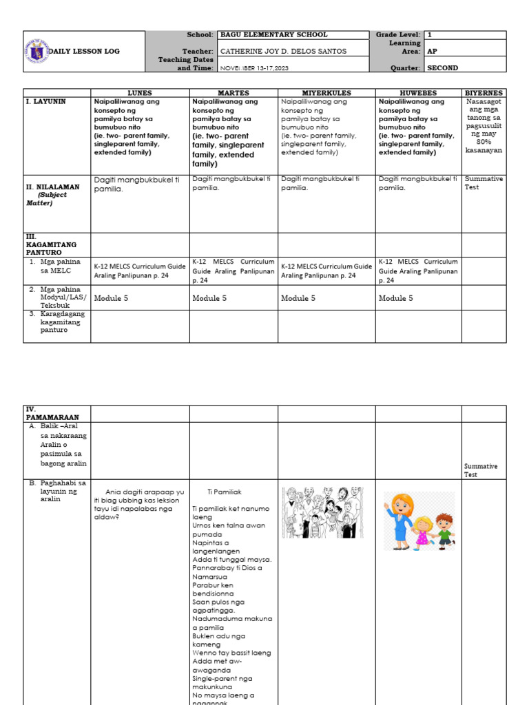 Ap DLL Q2 WK 1 Ilokano | PDF