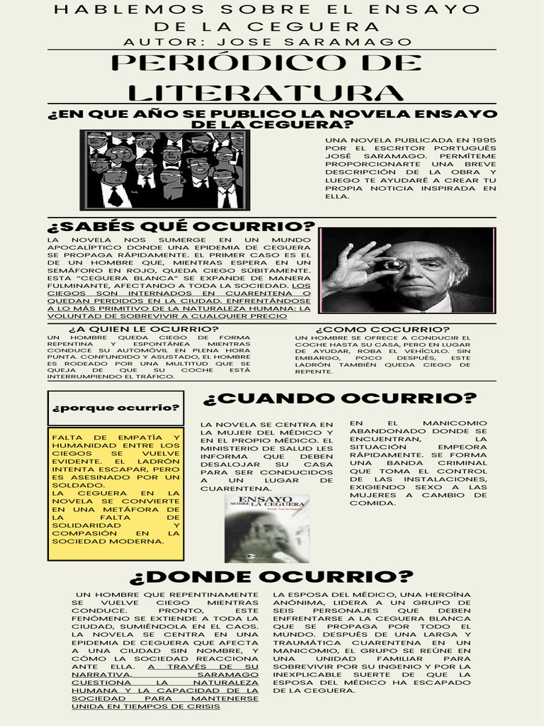 Infografía de Periódico Moderno Ordenado Colorido | PDF