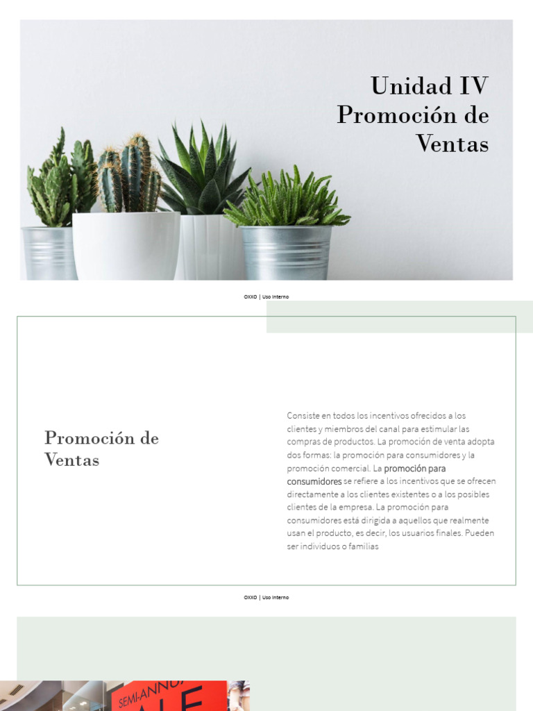 Unidad IV - Promoción de Ventas | PDF | Cupón | Economias