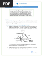 Wave Optics Formula Sheet Readable | PDF