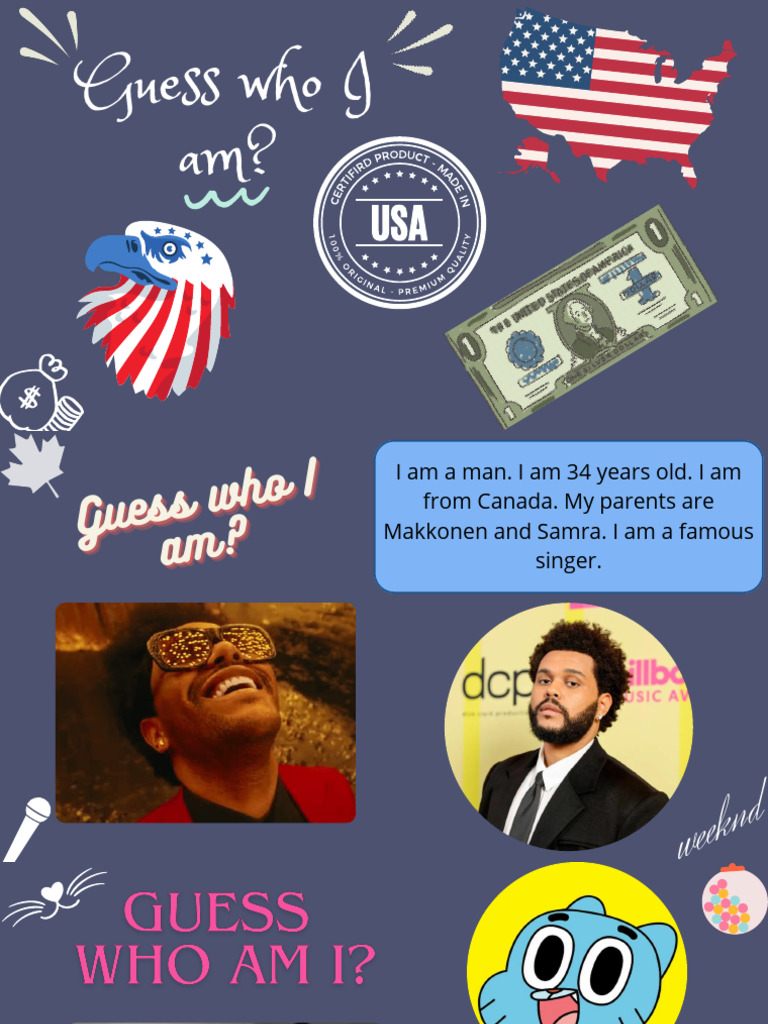 Celebrity Guessing Game | PDF | Mystery, Thriller & Crime Fiction