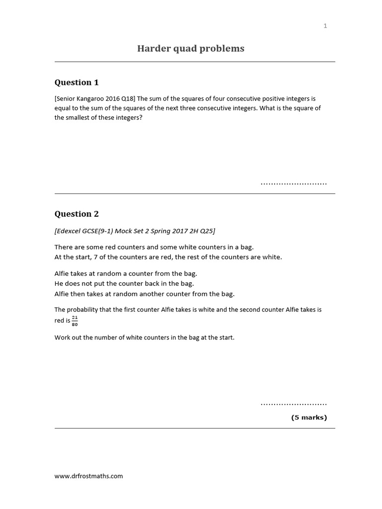 Harder Trig Questions | PDF | Length | Mathematics