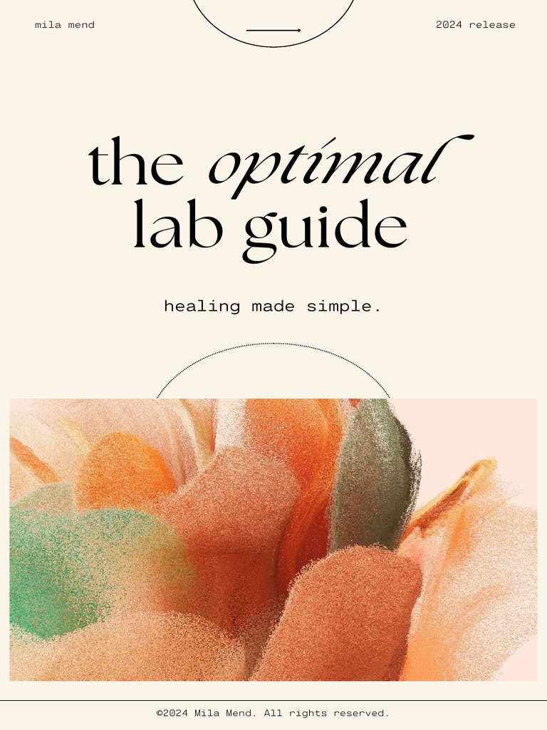 2024 - The Optimal Lab Guide | PDF | Polycystic Ovary Syndrome ...