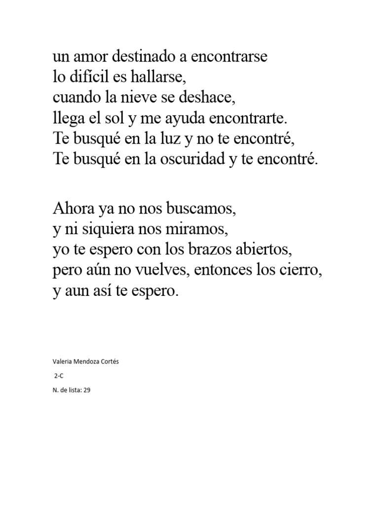 Un Amor Destinado A Encontrarse | PDF