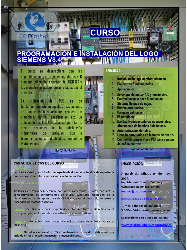 Curso PLC Logo Osorio4 | PDF | Controlador lógico programable