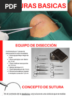 Guía de Sutura Colchonero Horizontal | PDF | Cirugía | Especialidades ...