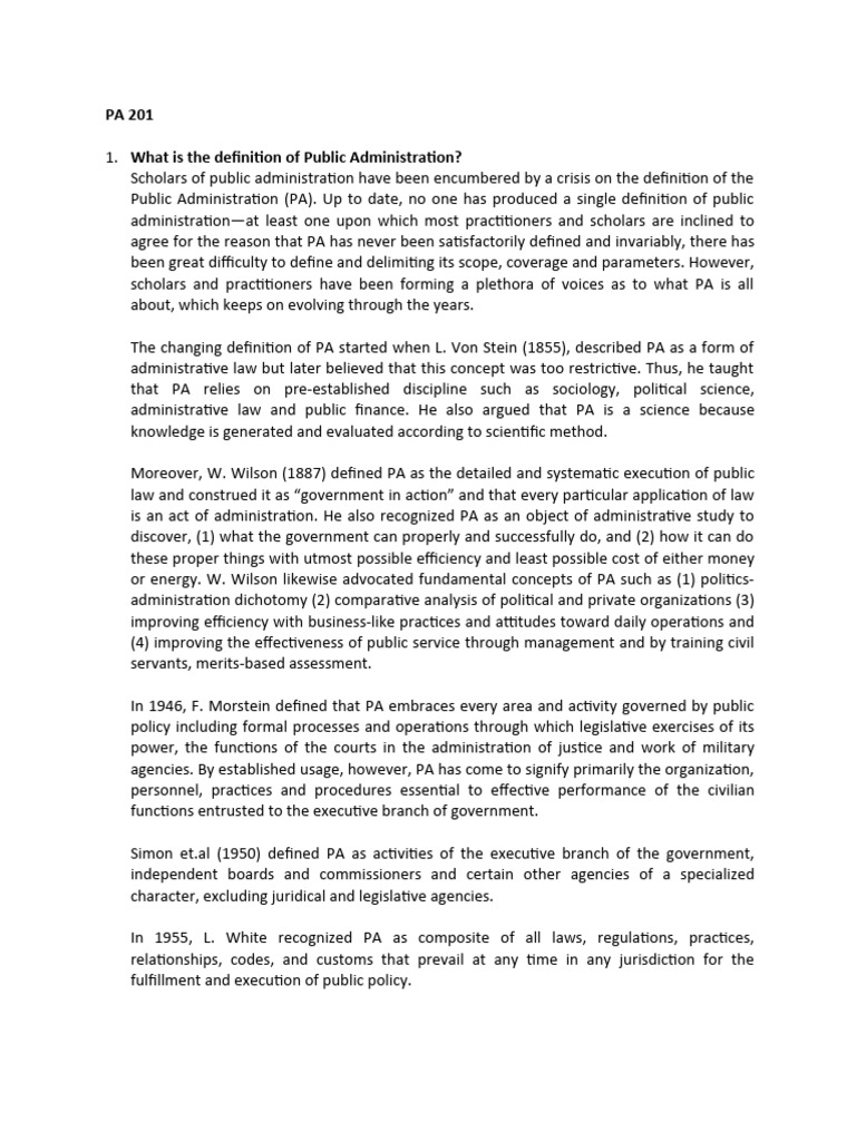 Compre Exam Sample Questions | PDF | Public Administration | Governance