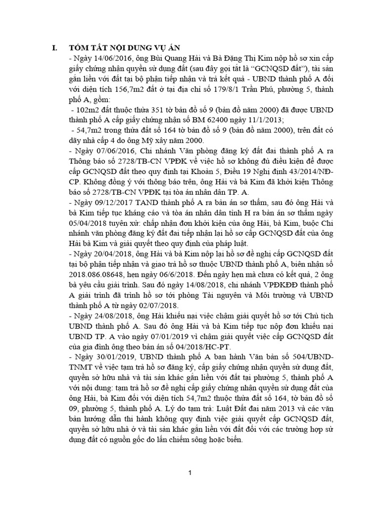 Bài Thu Hoạch Diễn Án LS7-HS15 | PDF