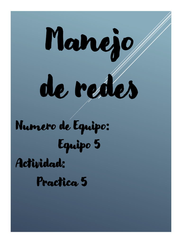 Práctica 5 De Cisco Pdf Dirección Ip Enrutador Computación