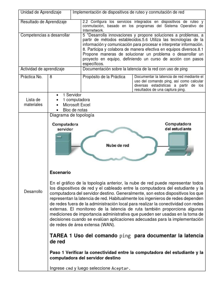 Práctica 8 Cisco Pdf Red De Computadoras Archivo De Computadora