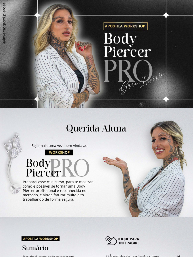 Curso Gratuito de Body Piercing | PDF | Clitóris | Titânio