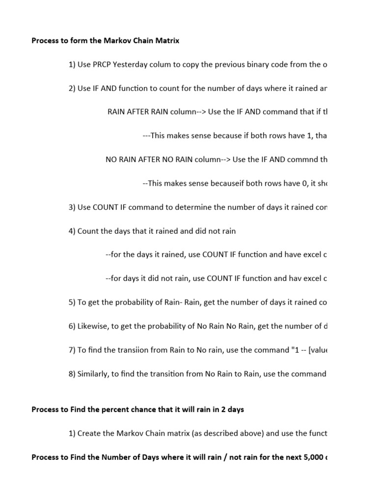 Conde Markov Chains Pdf Markov Chain Matrix Mathematics 