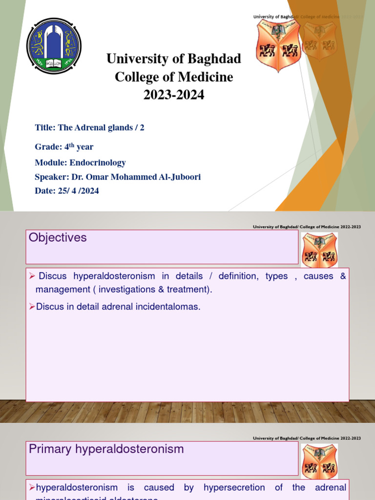 The Adrenal Gland 2 Pdf Adrenal Gland Clinical Medicine