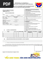 General Intake Sheet Form DSWD | PDF | Social Policy