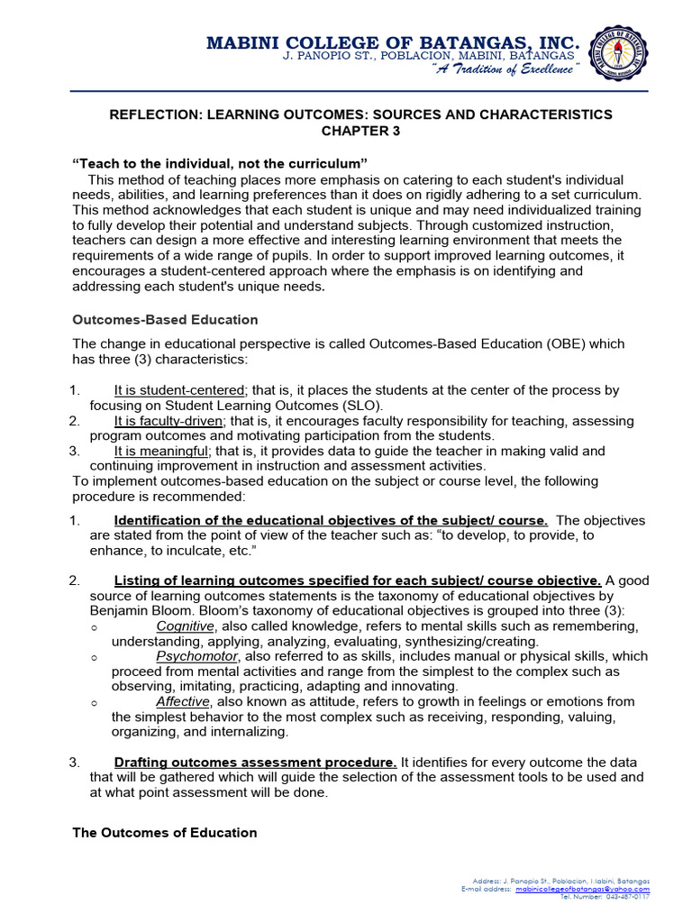 PORTFOLIO ASSESSMENT IN LEARNING 2 | PDF | Teachers | Learning