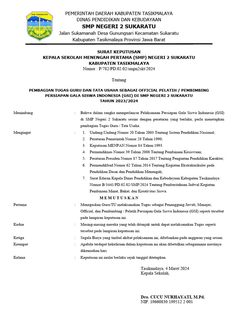 SK Official Gsi | PDF