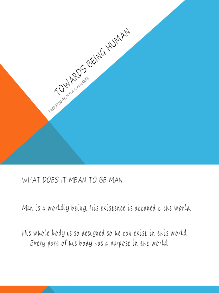 H. Towards Being Human | PDF | Cognition | Social Psychology