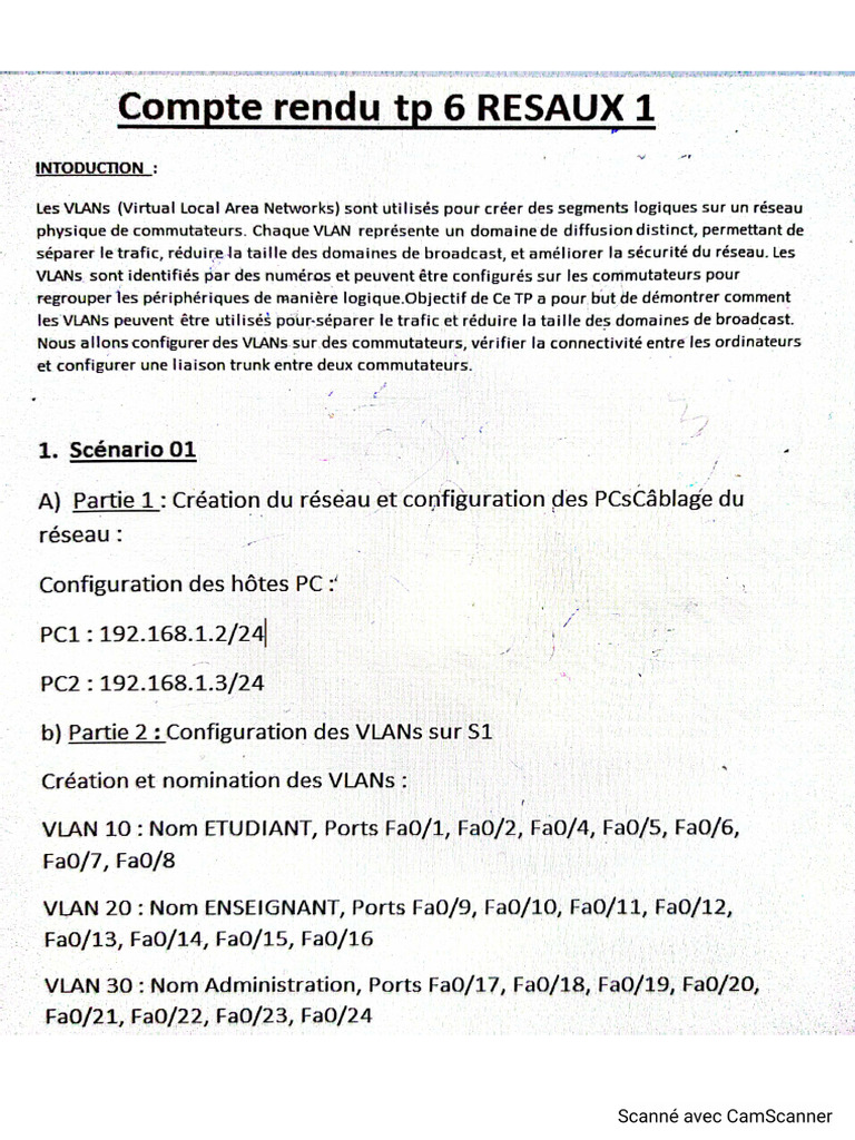 Compte Rendu TP 6 | PDF