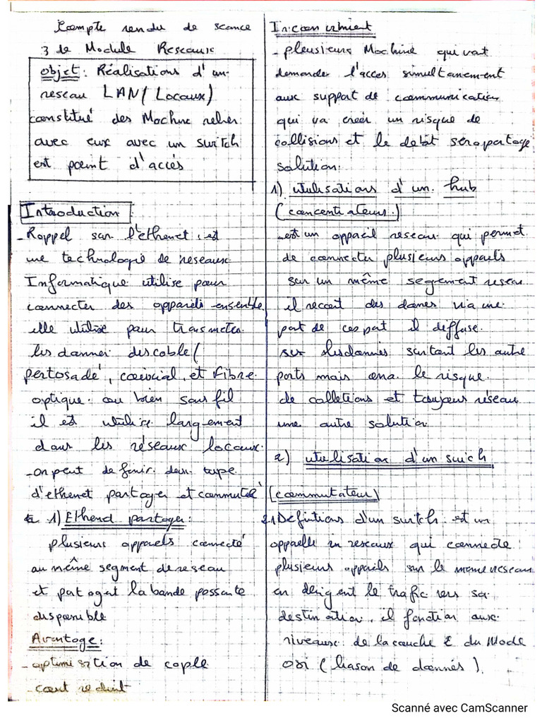 Compte Rendu Séance 3 | PDF