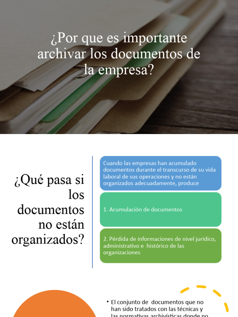 Por Que Es Importante Archivar Los Documentos Activos | PDF | Business