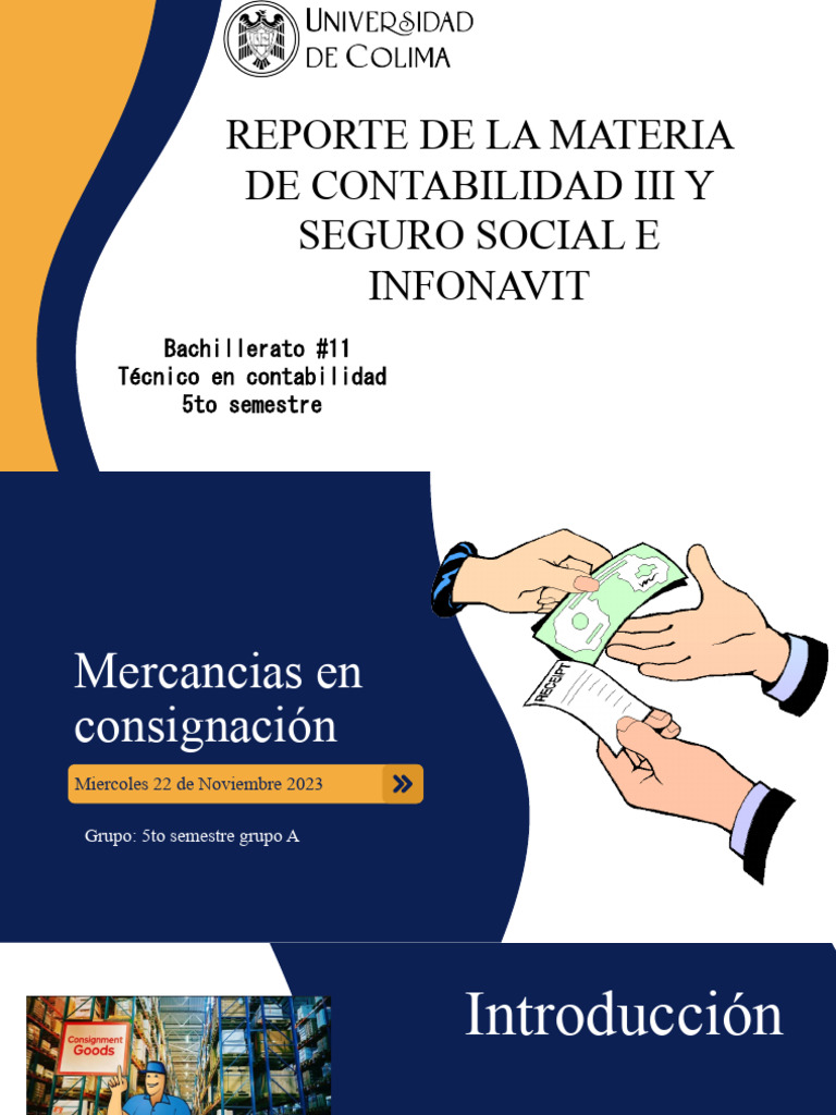 Mercancías en Consignación | PDF | Contabilidad | Hoja de balance