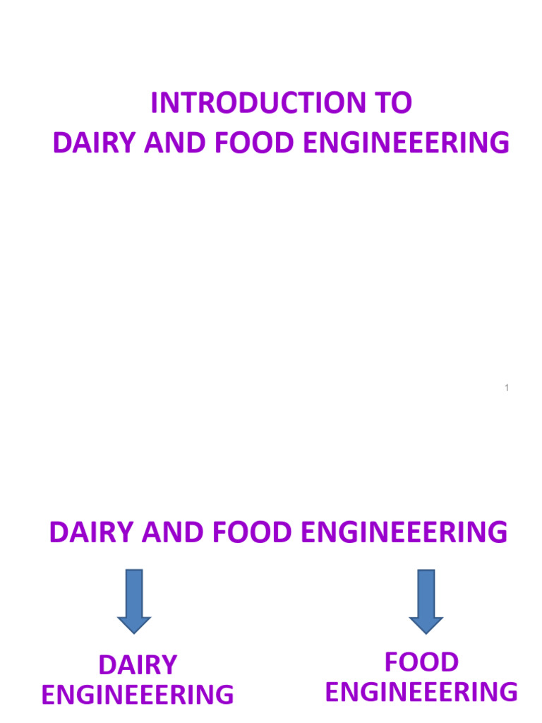 Dairy Engineering for Students | PDF | Milk | Dairy Cattle