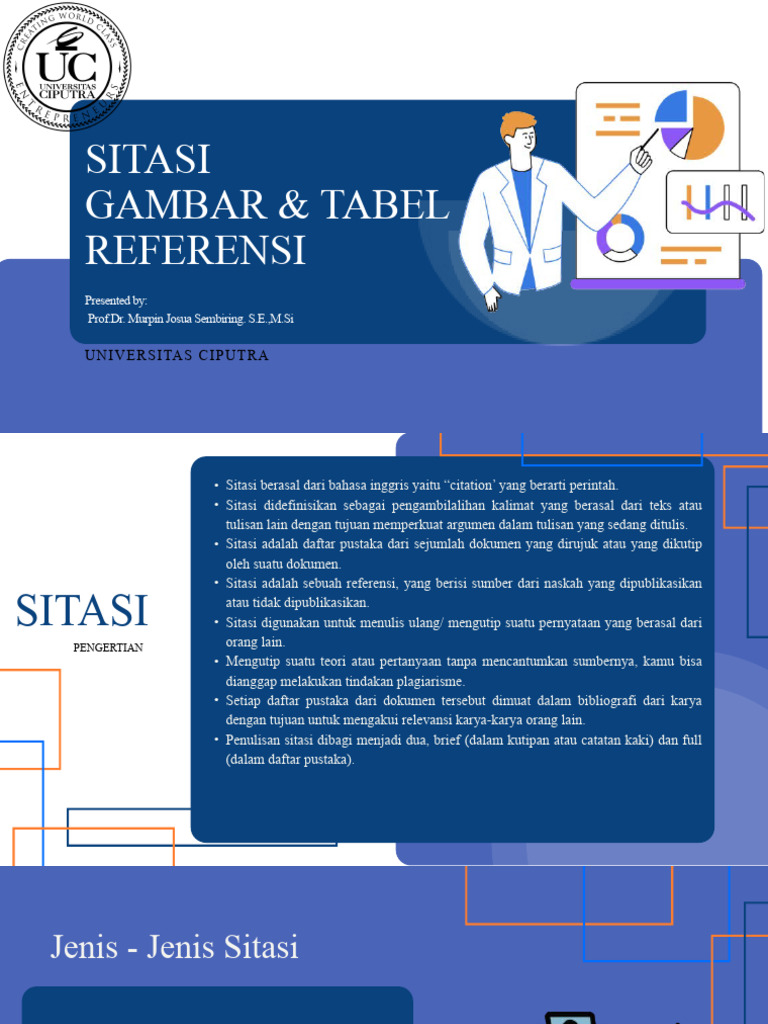 Sitasi, Gambar, Tabel, Referensi | PDF