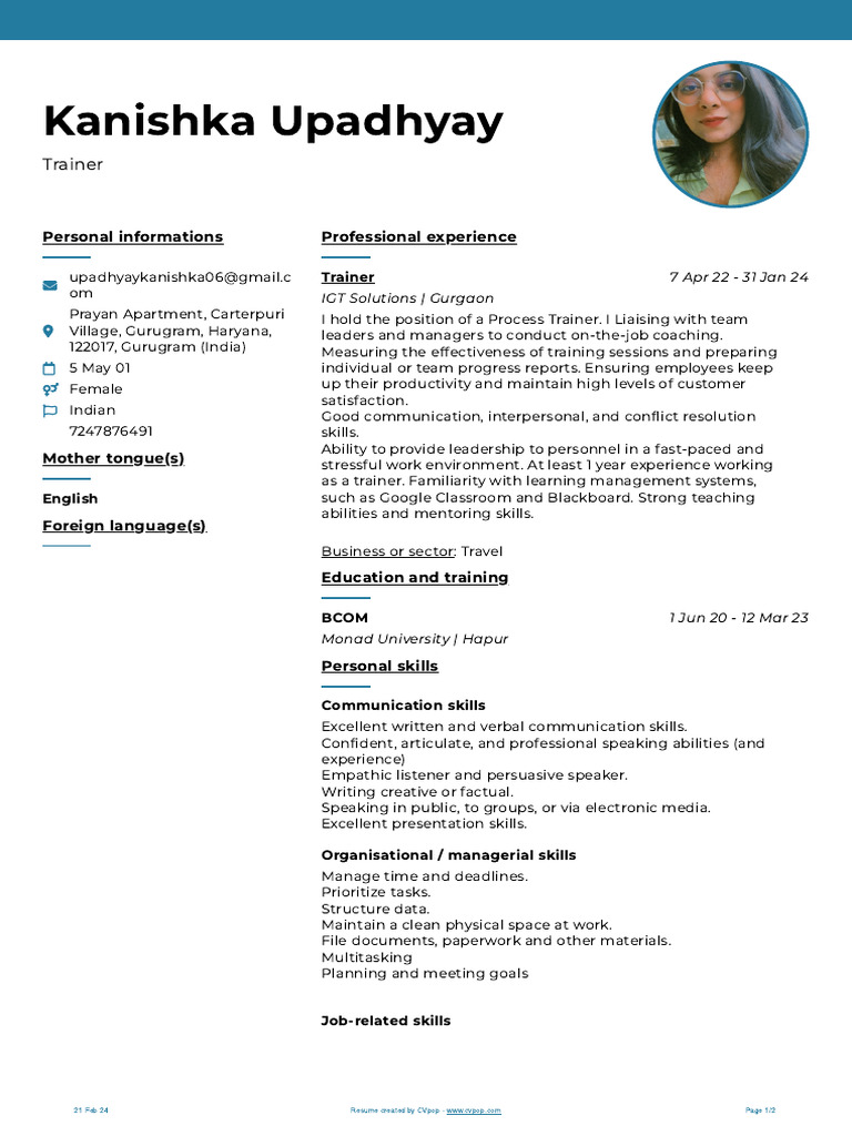 Kanishka Upadhyay | Download Free PDF | Mentorship | Leadership