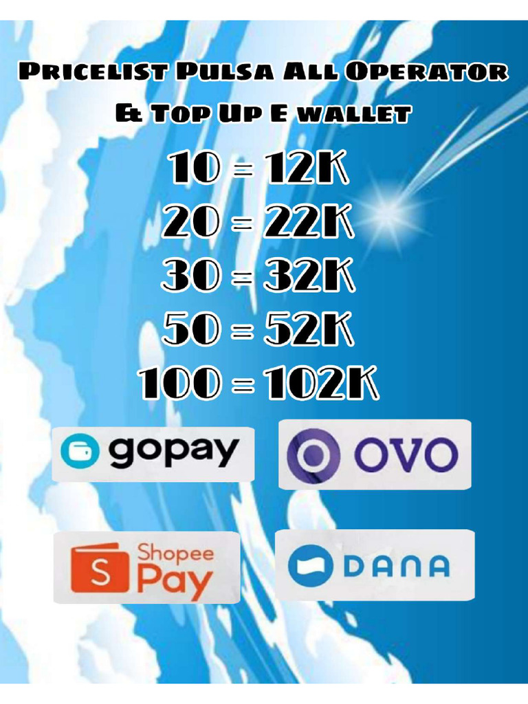 Pricelist Pulsa | PDF