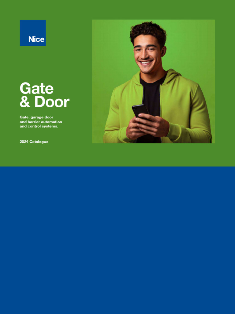 Nice Gate Door Catalogue en | PDF | Home Automation | Sustainability