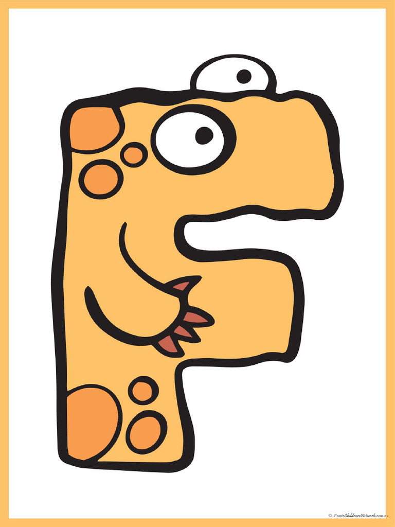 Alphabet Monster Posters F | PDF