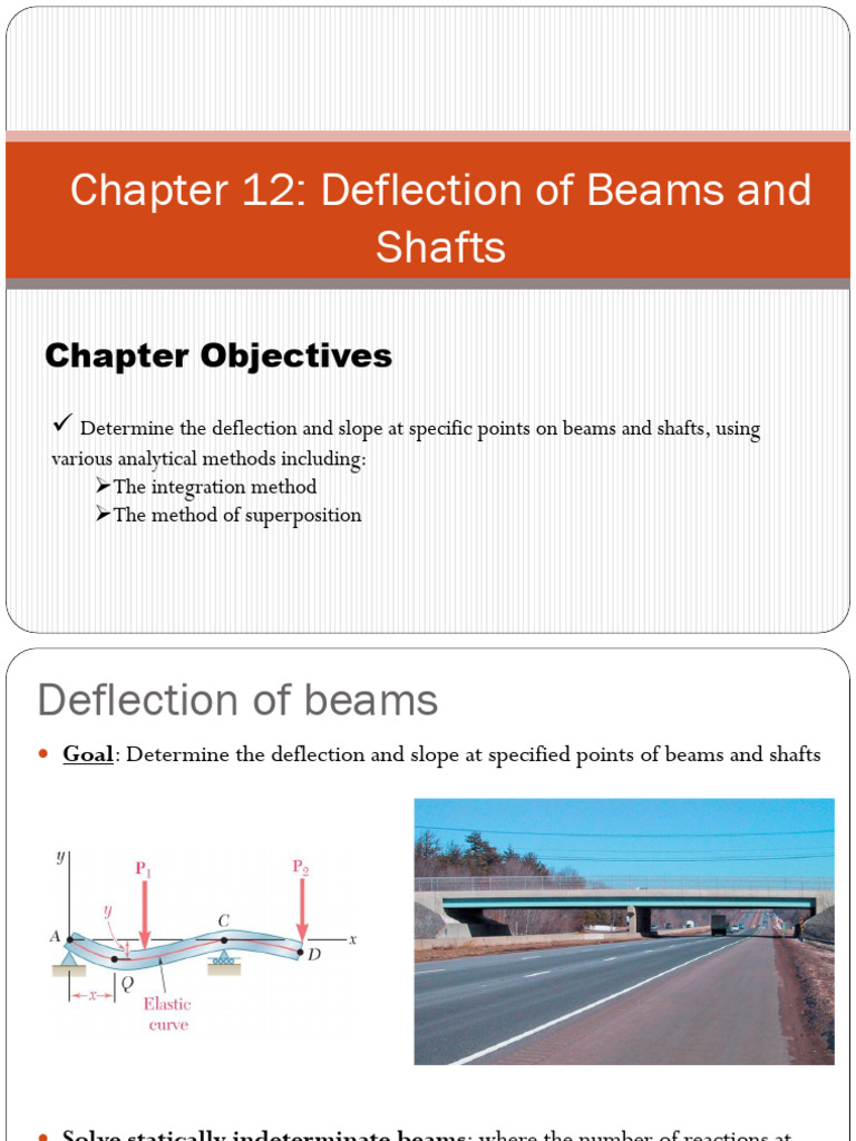 TAM251_Chapter12_DeflectionBeams_prelecture_Johnson | PDF | Beam ...