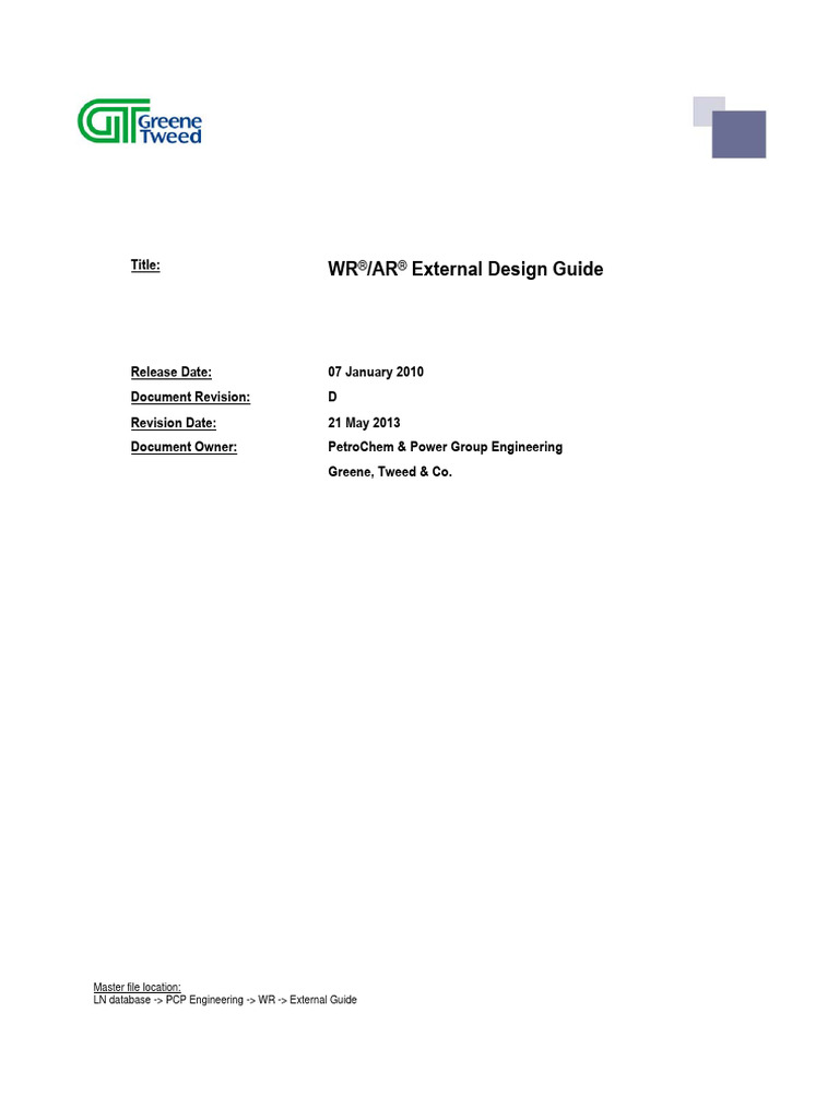 Catalogo PEEK WR Design Guide RevD - Ext - May2013 | PDF | Bearing ...
