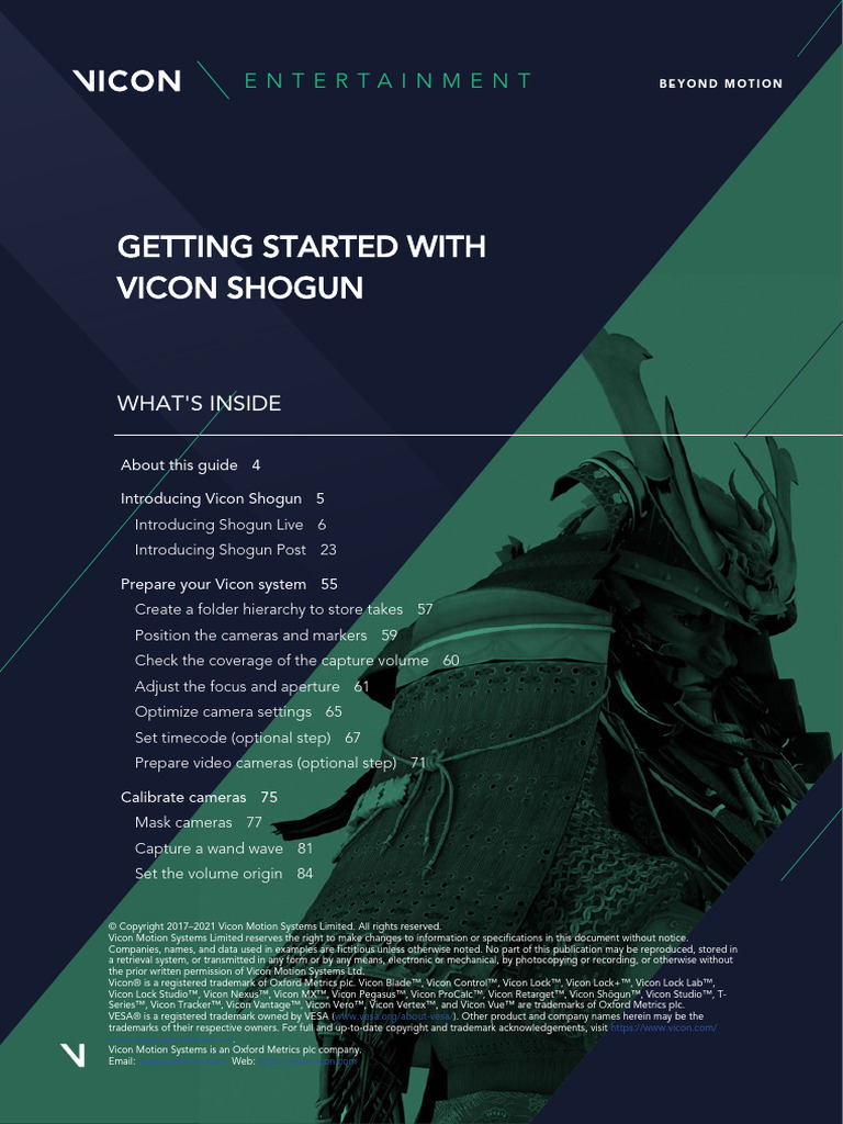 Getting Started With Vicon Shogun | PDF | Keyboard Shortcut | Window ...