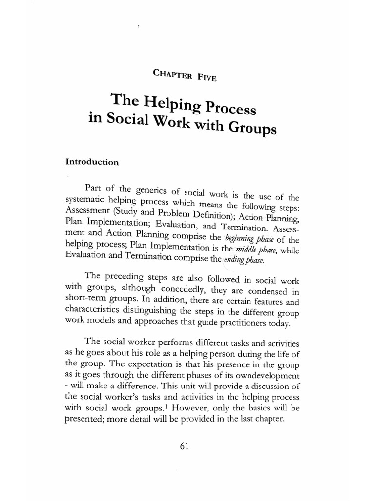 The Helping Process | PDF
