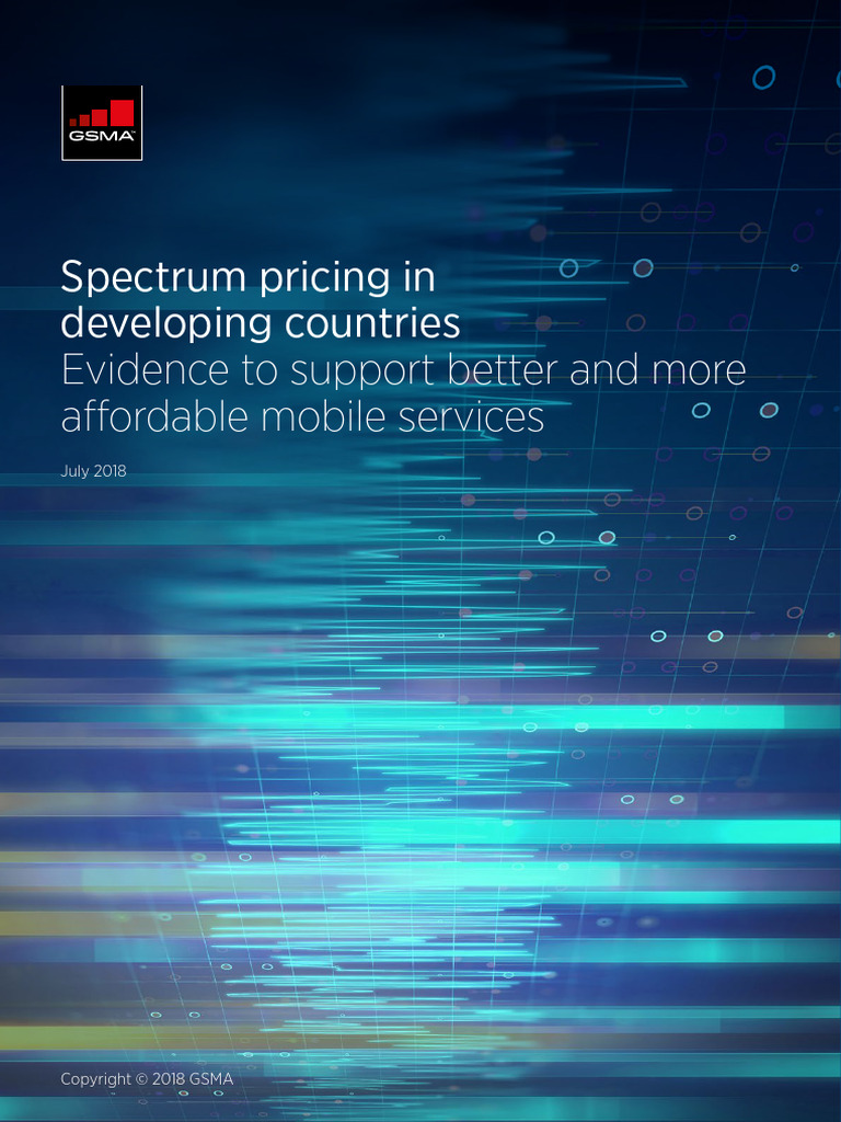 GSMA Spectrum Pricing in Developing Countries Report | PDF | Investing ...