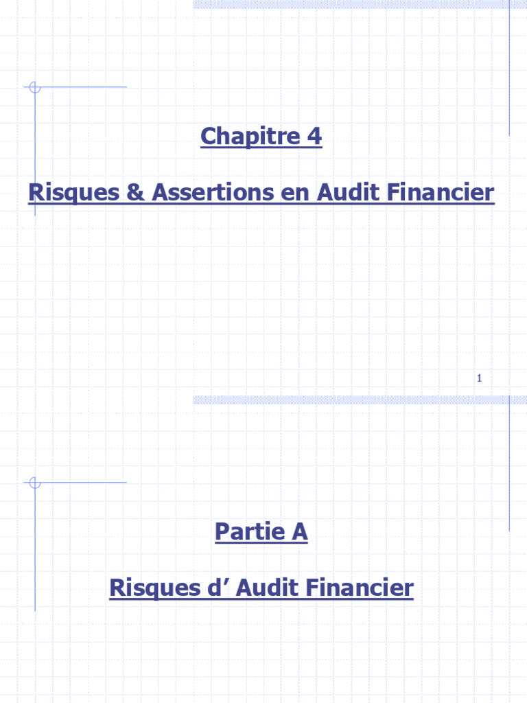 Évolution et Risques en Audit Financier | PDF | Audit | Audit financier
