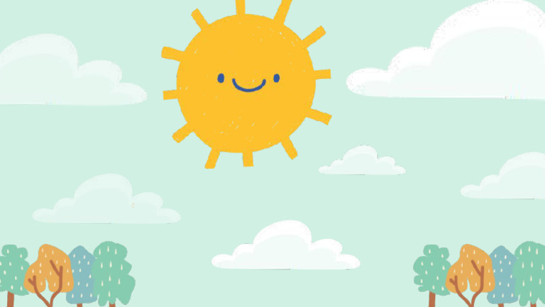 Blue Bright Sun Zoom Virtual Background | PDF