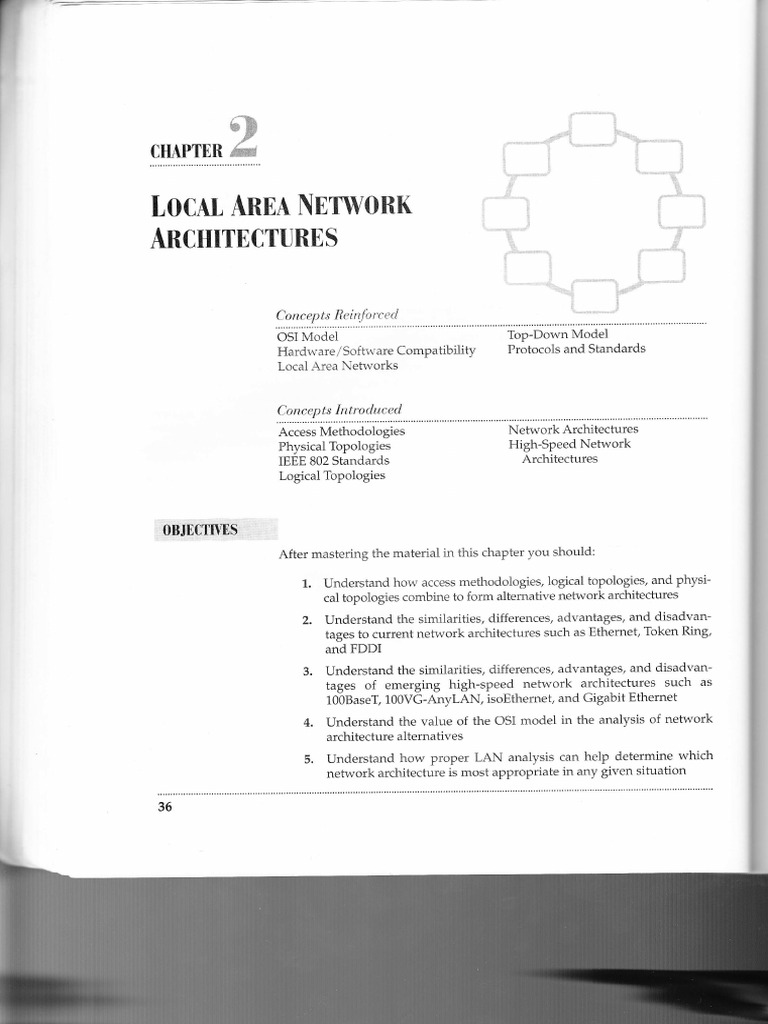Chapter 2 Local Area Network Architectures Pdf Computer Network Local Area Network