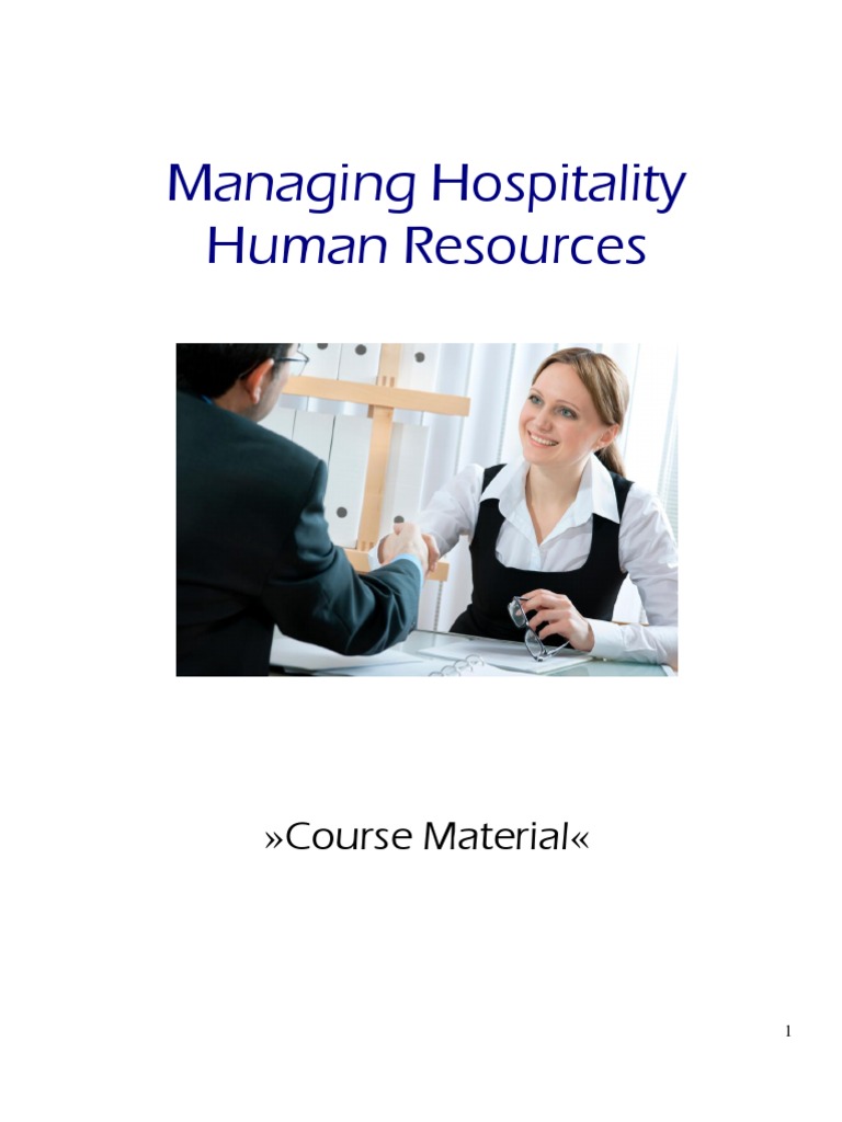 Managing Hospitality Human Resources | PDF | Family And Medical Leave ...