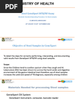 GeneXpert Testing SOP Overview | PDF | Tuberculosis | Polymerase Chain ...