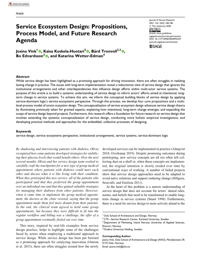 vink-et-al-2020-service-ecosystem-design-propositions-process-model-and ...
