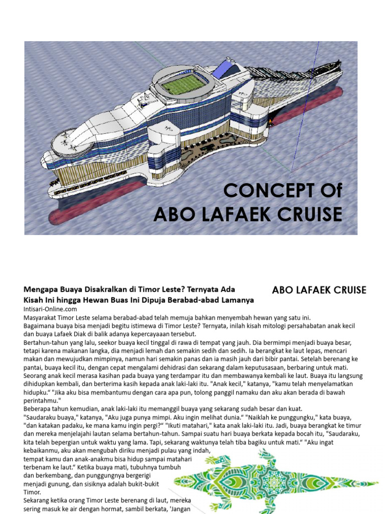 Mitologi Buaya Lafaek di Timor Leste | PDF | Griya & Taman | Seni