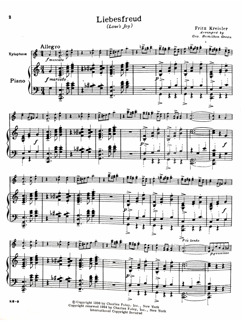 Liebesfreud, Fritz Kreisler | PDF