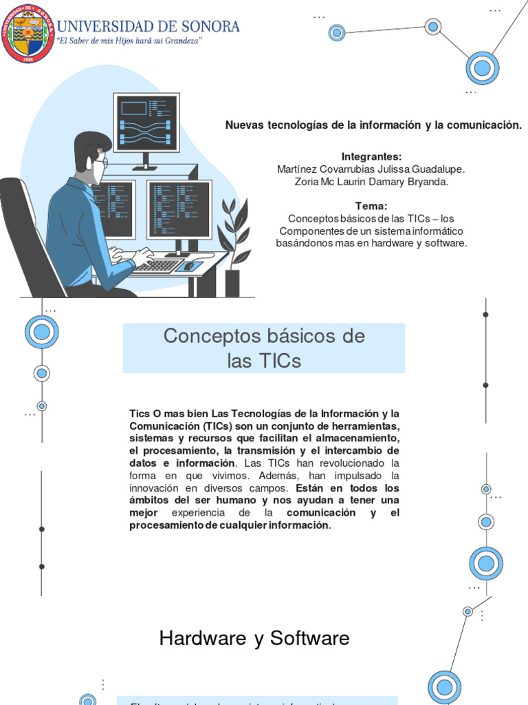 Conceptos básicos de las TICs – Componentes de un sistema informático ...