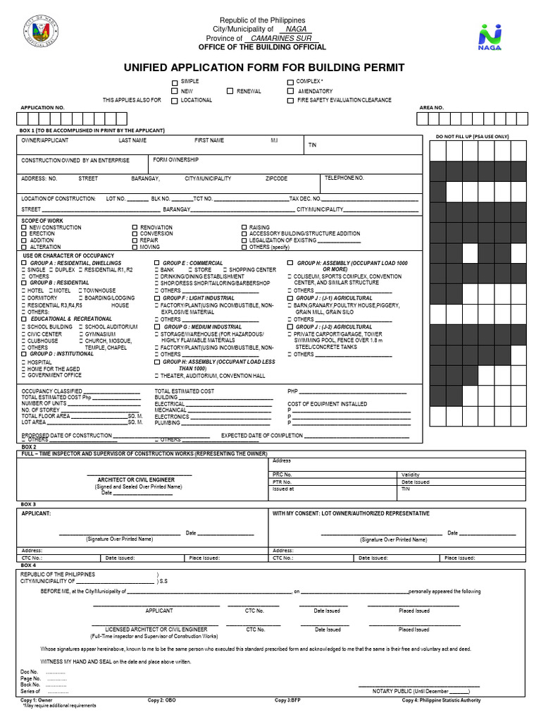 UNIFIED-BP-APP-FORMS-A4-FINAL | PDF