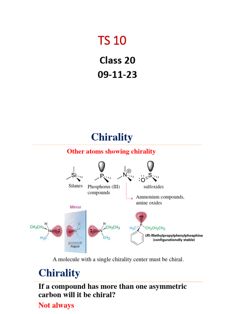 Tut 20 - Stereochemistry and Optical Activity | Download Free PDF ...